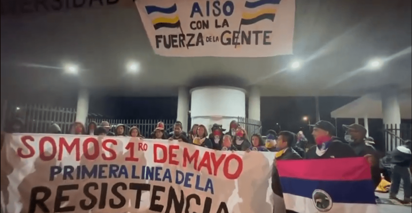 Indígenas de AISO se tomaron campus de la Universidad Nacional desde ...